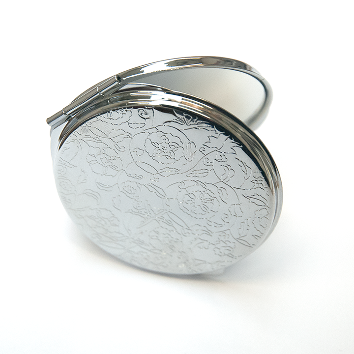 Personalised Compact Round Mirror Custom printed