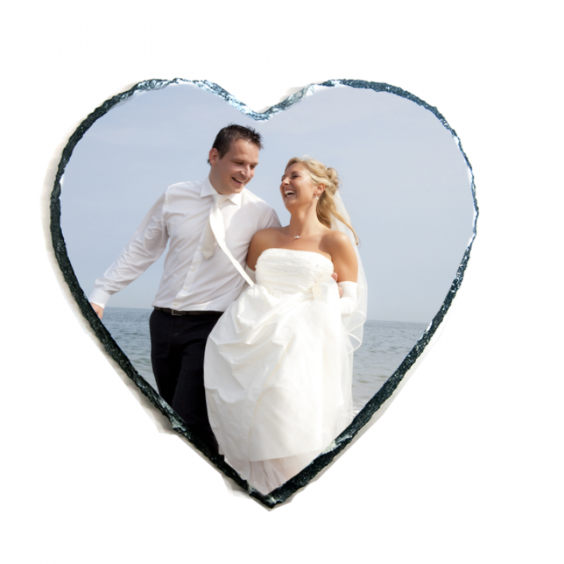 Photo Slate Heart