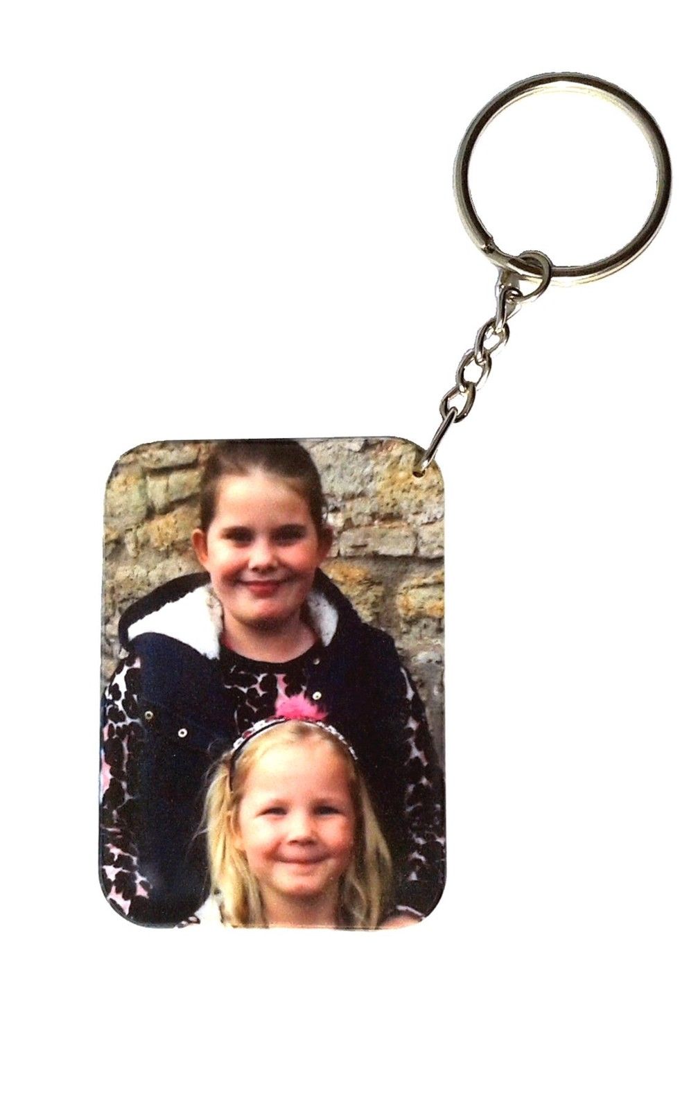 Rectangle Plastic Keyring