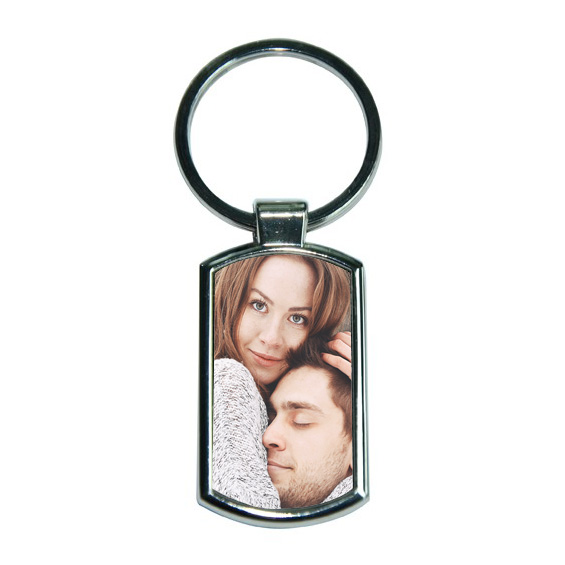 Personalised Rectangle Shaped Keyring